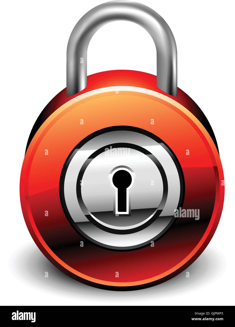 Padlock bank Stock Vector Images - Alamy