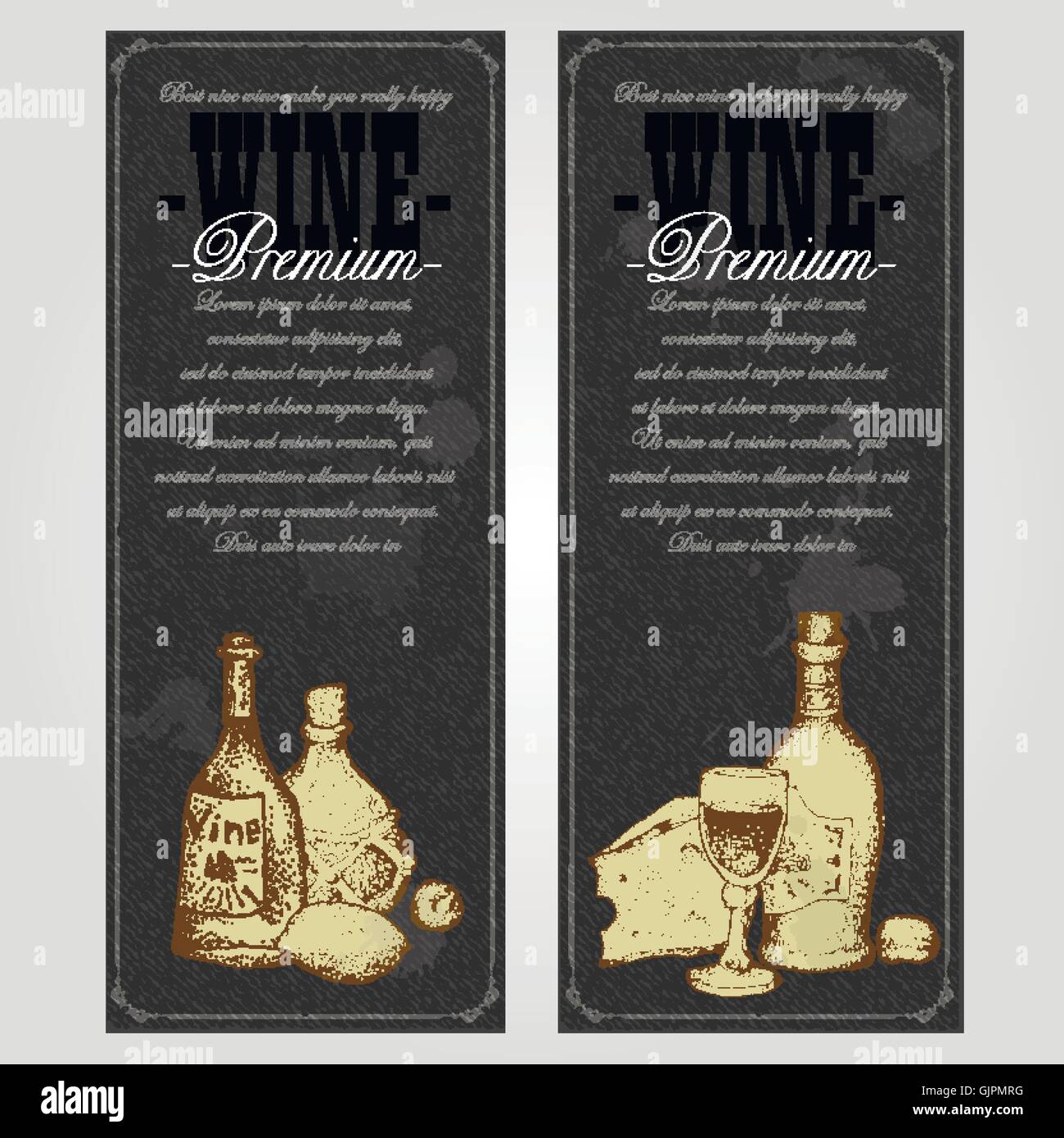 set of wine labels Stock Vector Image & Art - Alamy