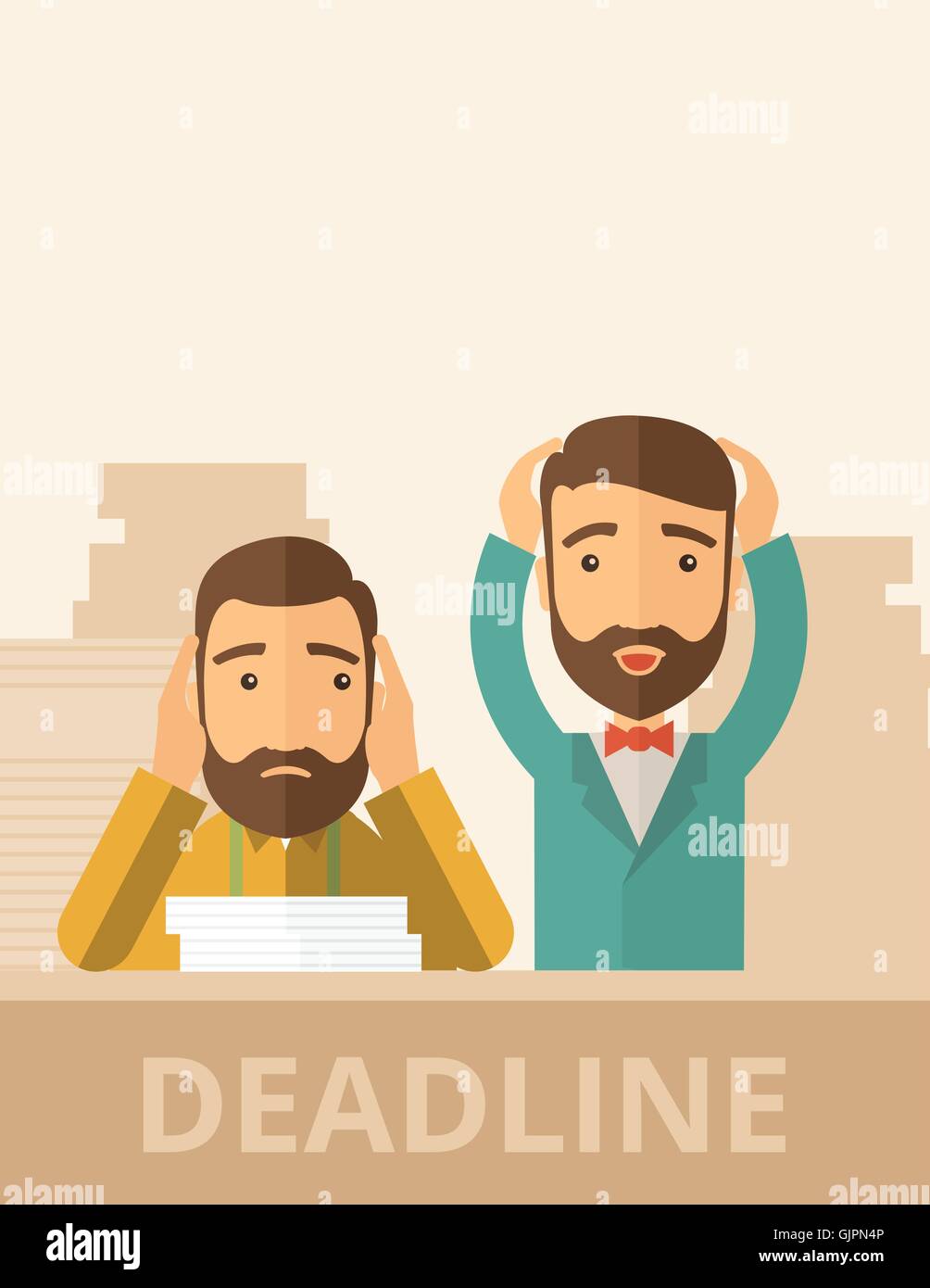 Problem deadline Stock Vector Images - Alamy