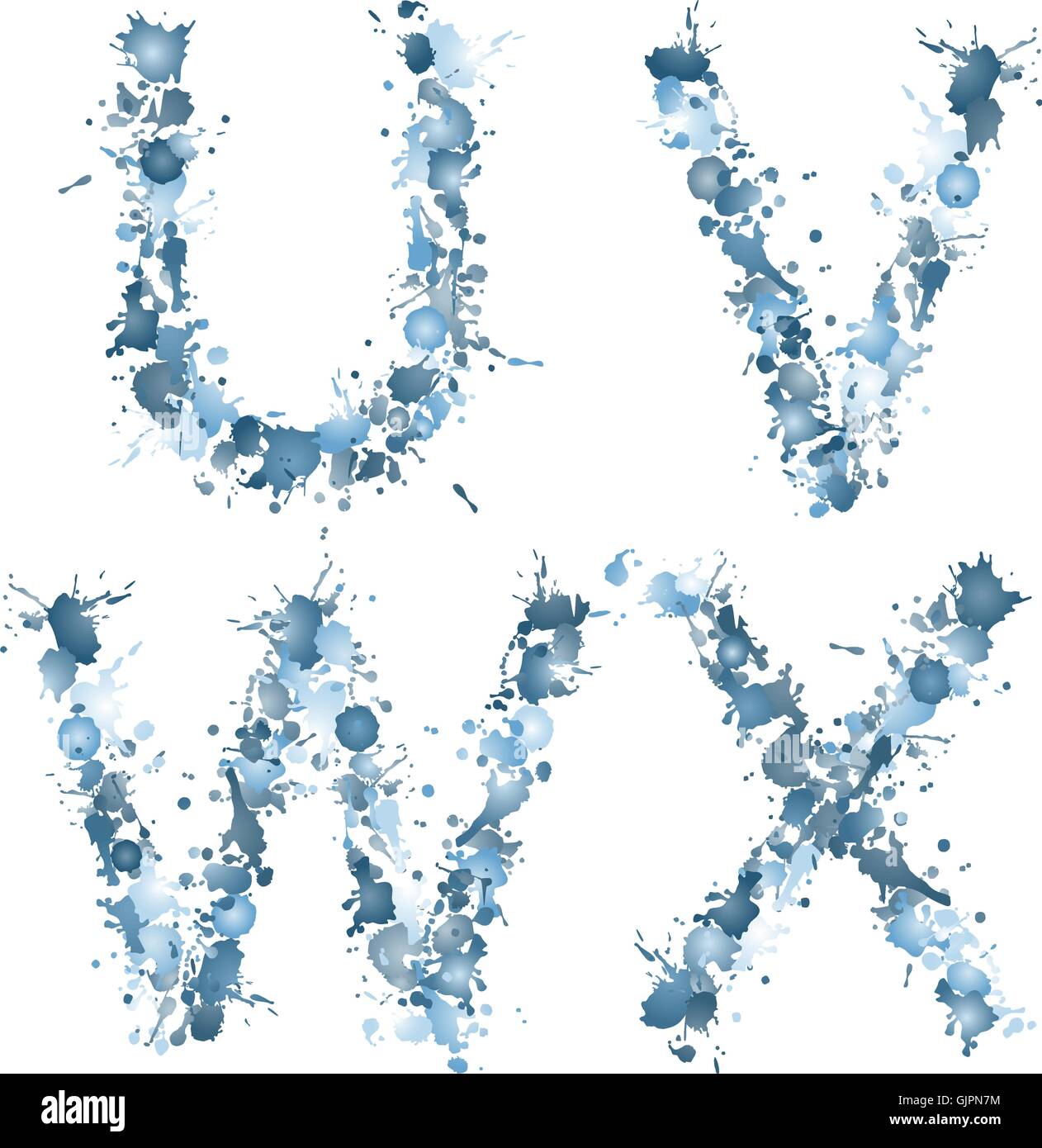 alphabet water drop Stock Vector Image & Art - Alamy