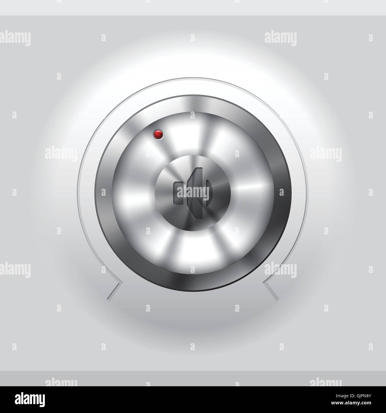 Cool metallic volume knob design Stock Vector Image & Art - Alamy