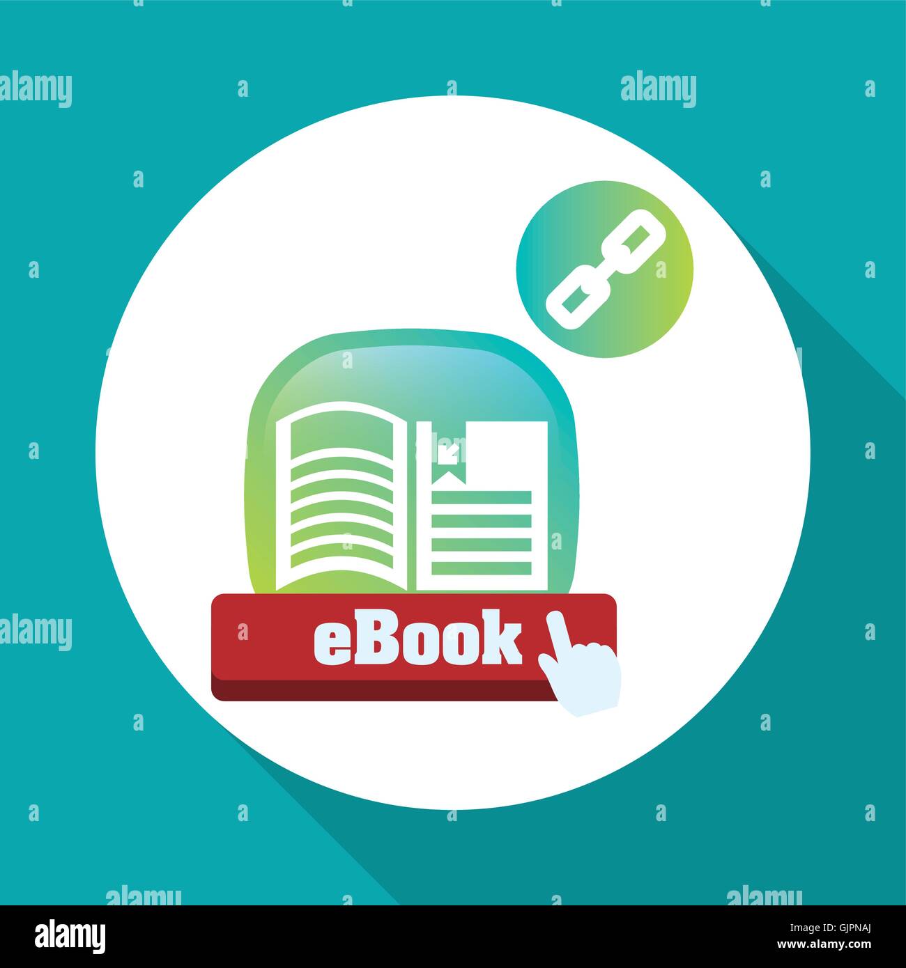eBook design. reading icon. White background Stock Vector Image & Art ...