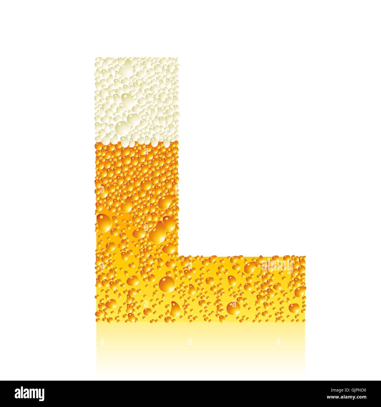 Letter l foam alphabet Stock Vector Images - Alamy