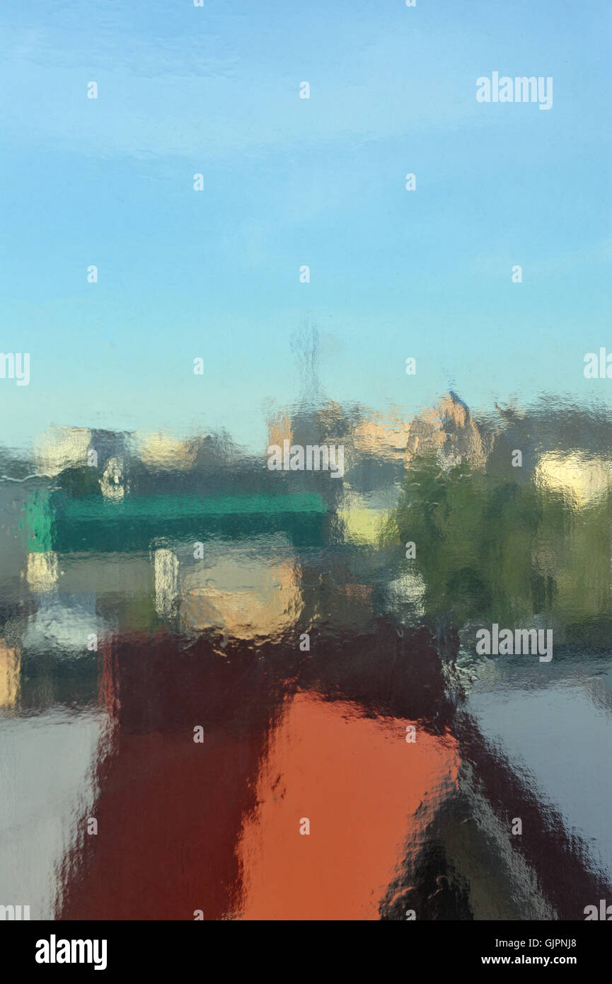 Abstract city landscape hi-res stock photography and images - Alamy