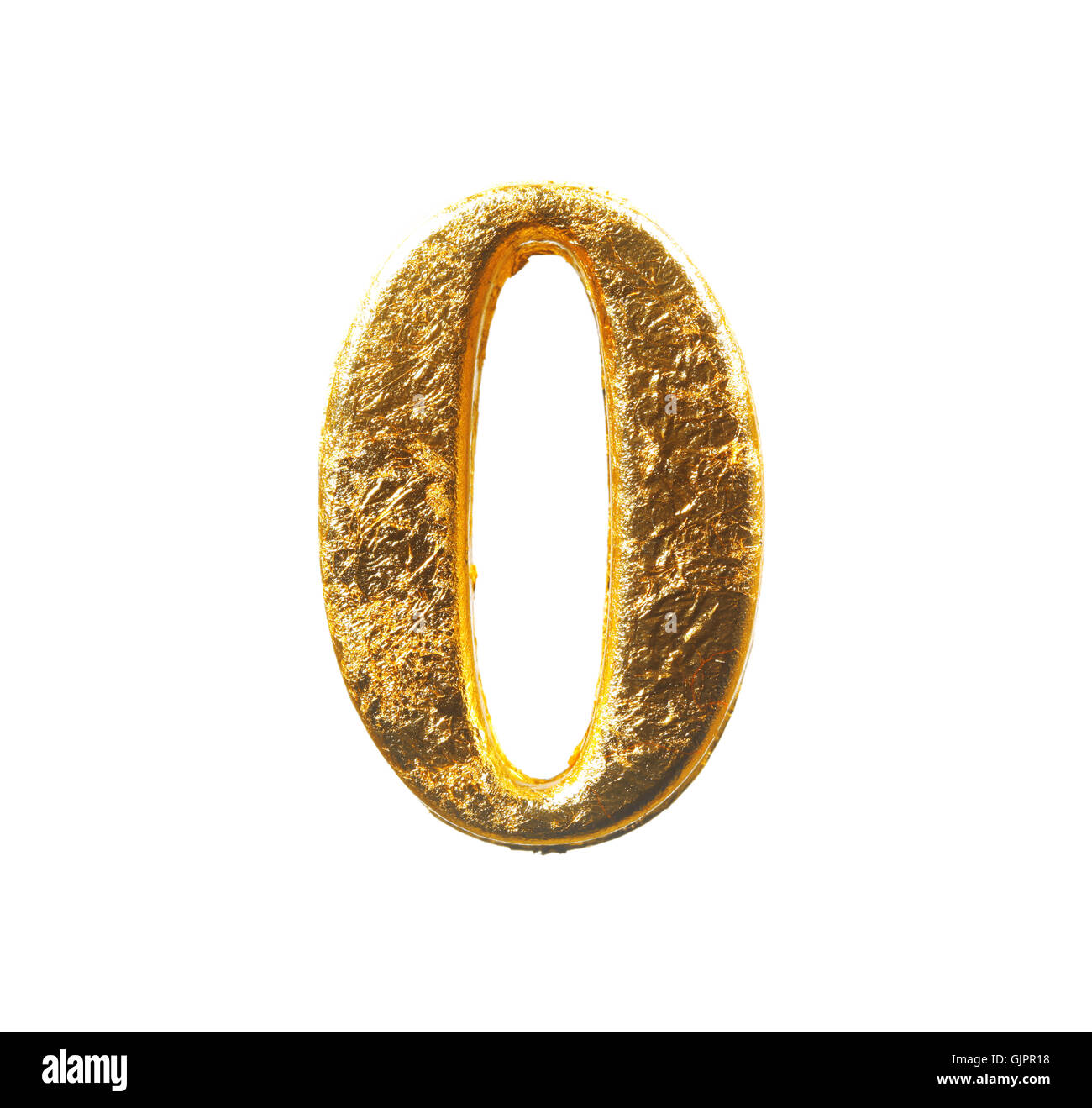Alphabet numbers in gold leaf hi-res stock photography and images - Alamy