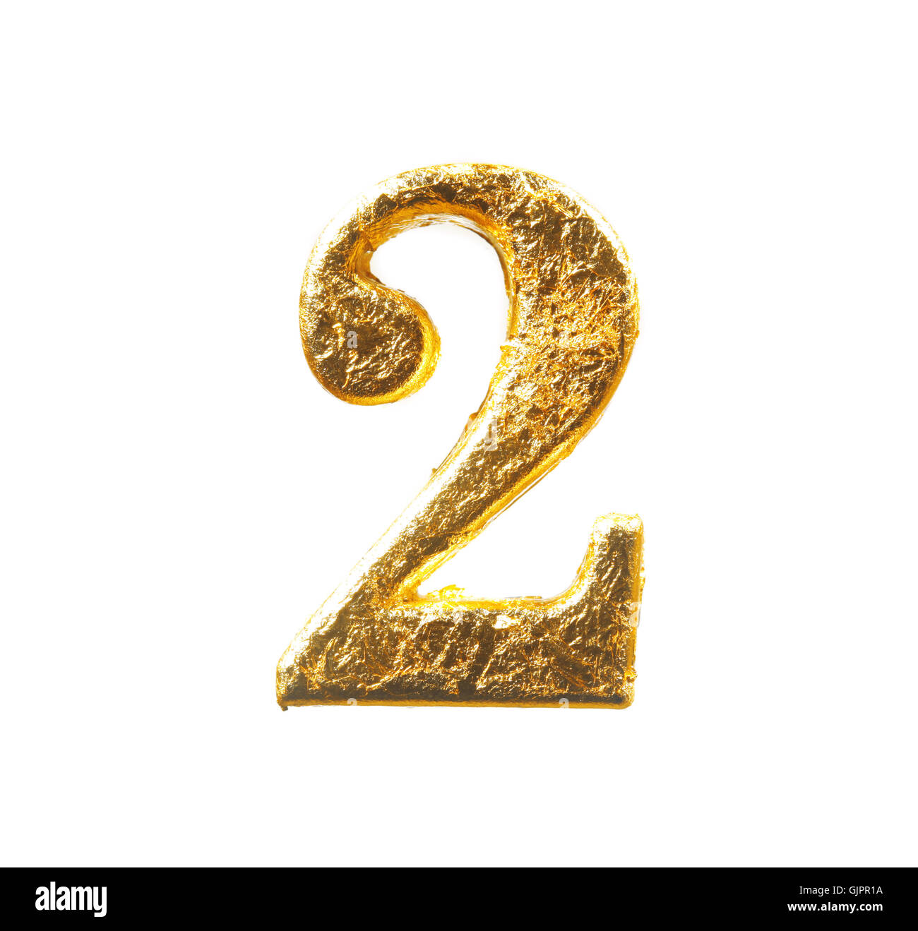 Alphabet numbers in gold leaf hi-res stock photography and images - Alamy