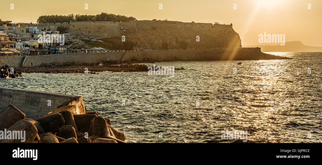 Venetian fortress rethymno crete greece hi-res stock photography and ...