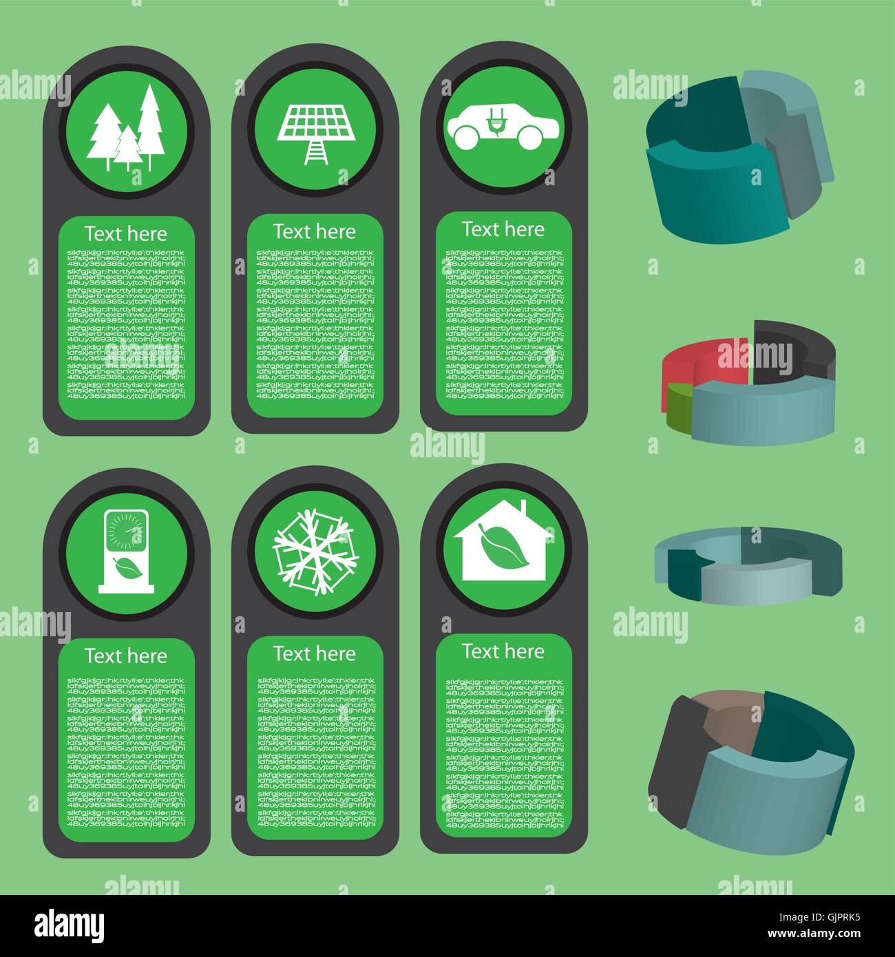 Electric car business 3d Stock Vector Images - Alamy