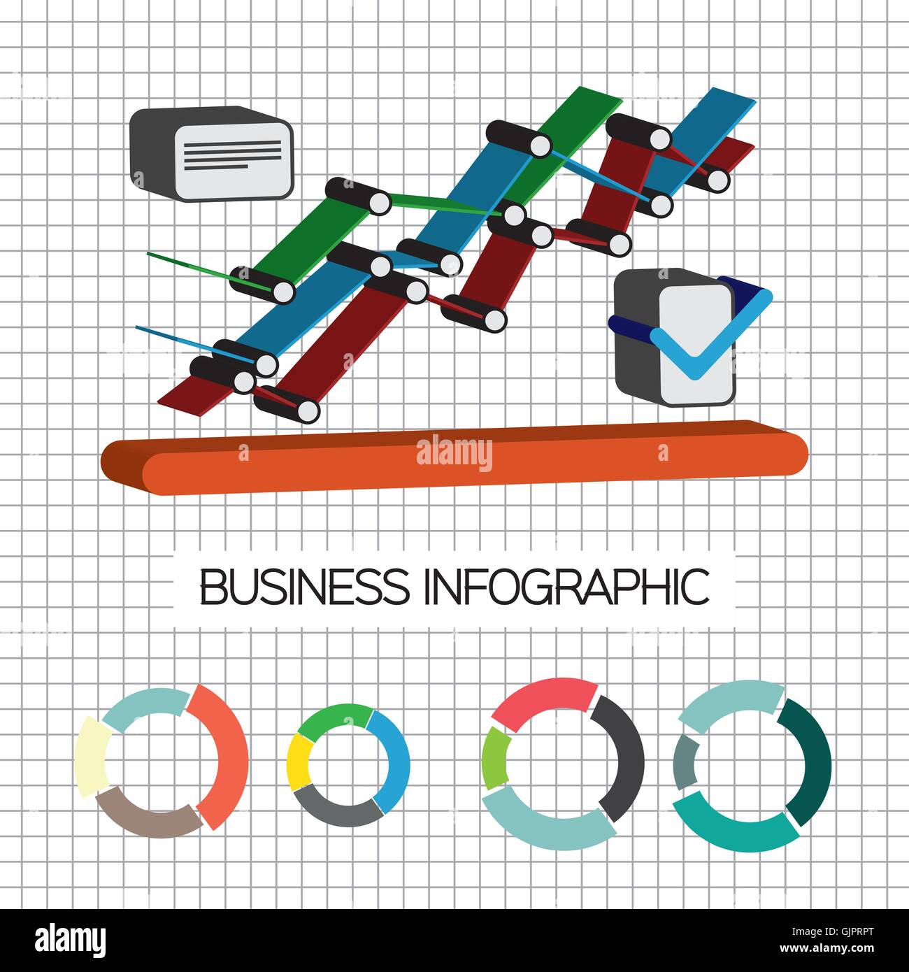 Paper charts Stock Vector Images - Alamy