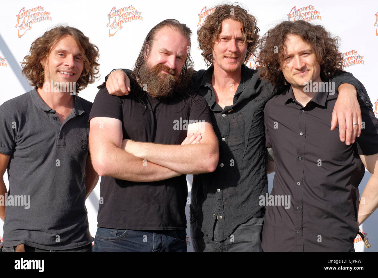 Headspace backstage during Fairport's Cropredy Convention, Banbury ...