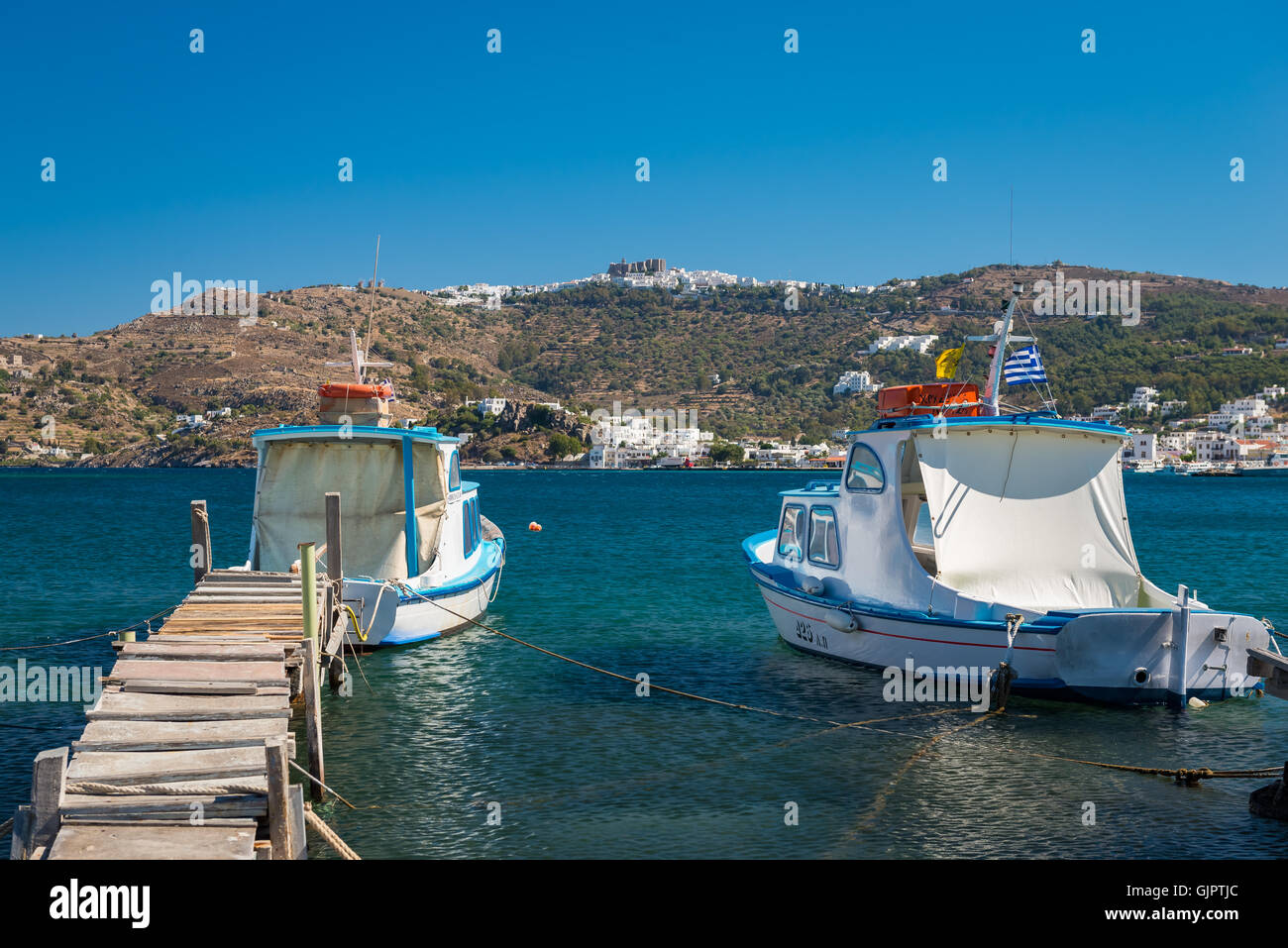 Patmos island Greece Stock Photo - Alamy
