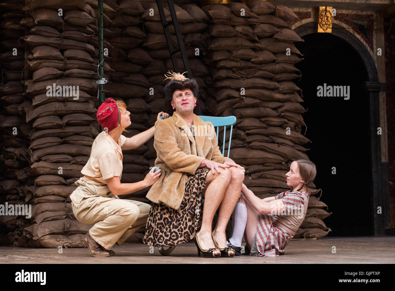 London, UK. 16 August 2016. L-R: Kyla Goodey (Lily's Mum), Ewan Wardrop ...