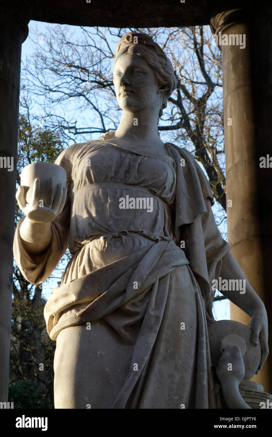 Hygeia the greek goddess of health hi-res stock photography and images ...