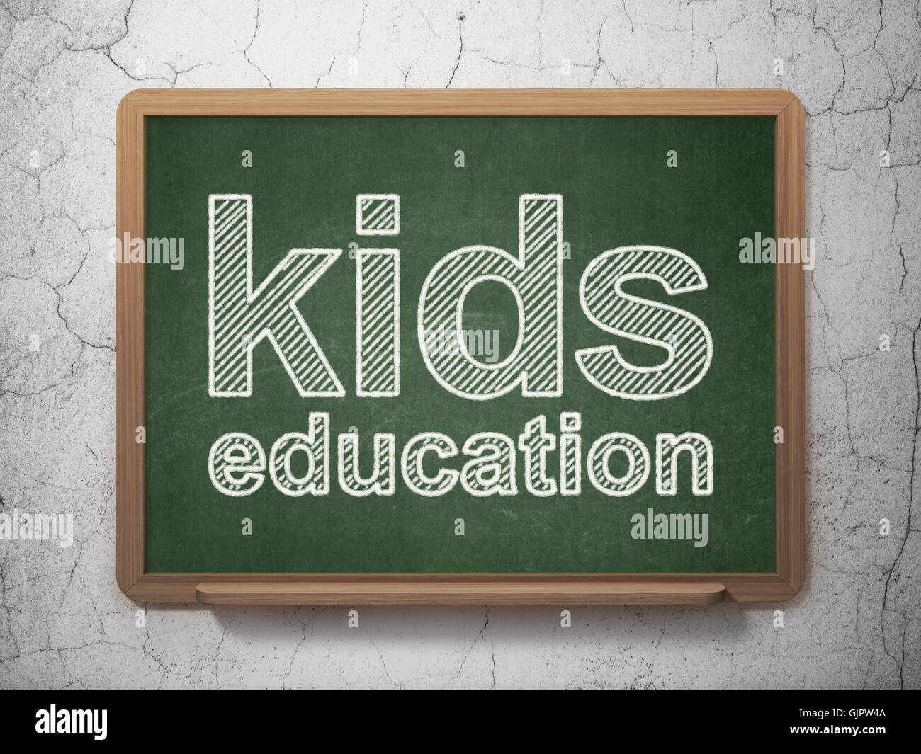 Learning concept: Kids Education on chalkboard background Stock Photo ...