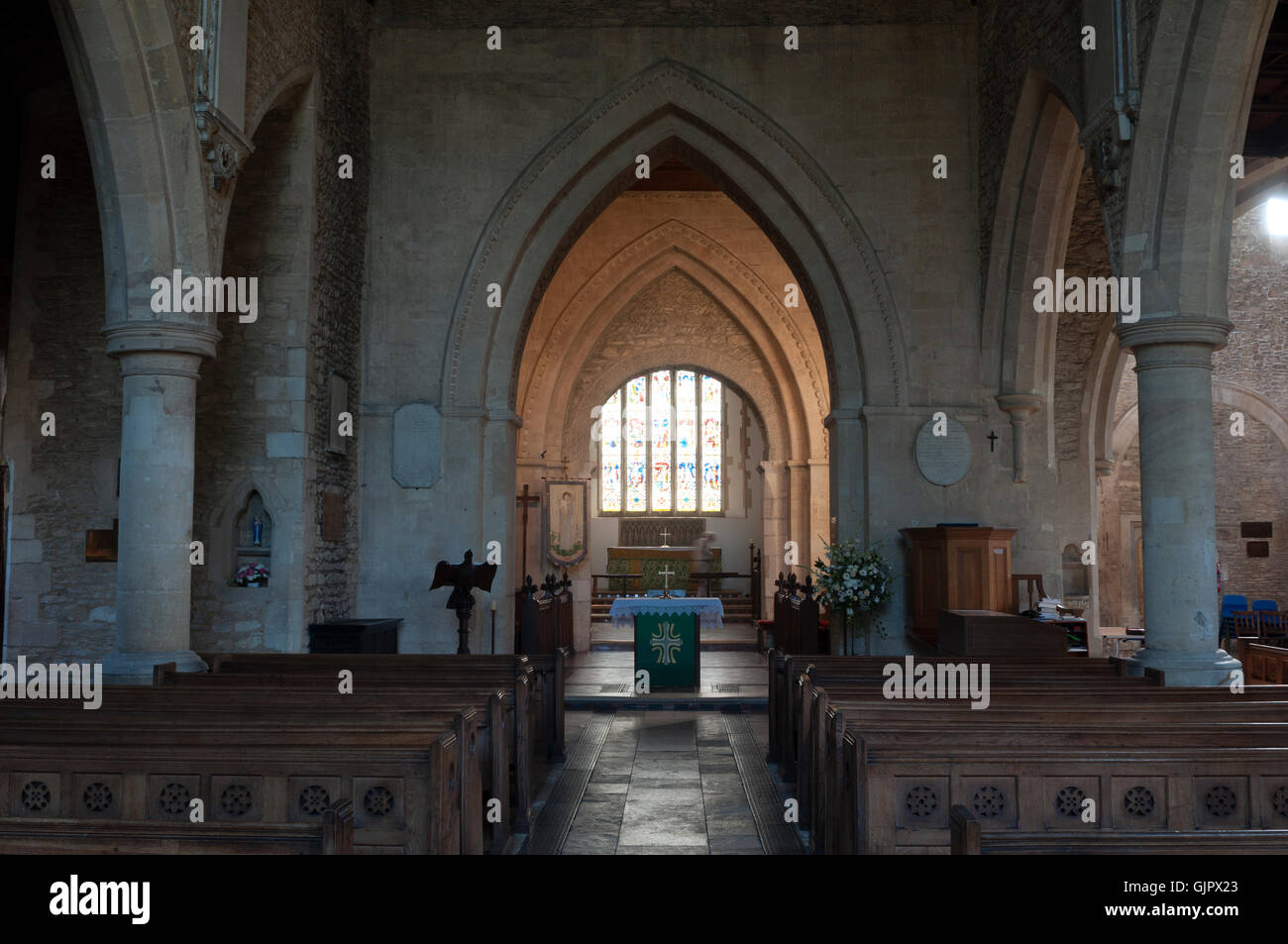 St. Mary the Virgin Church, Bampton, Oxfordshire, England, UK Stock ...