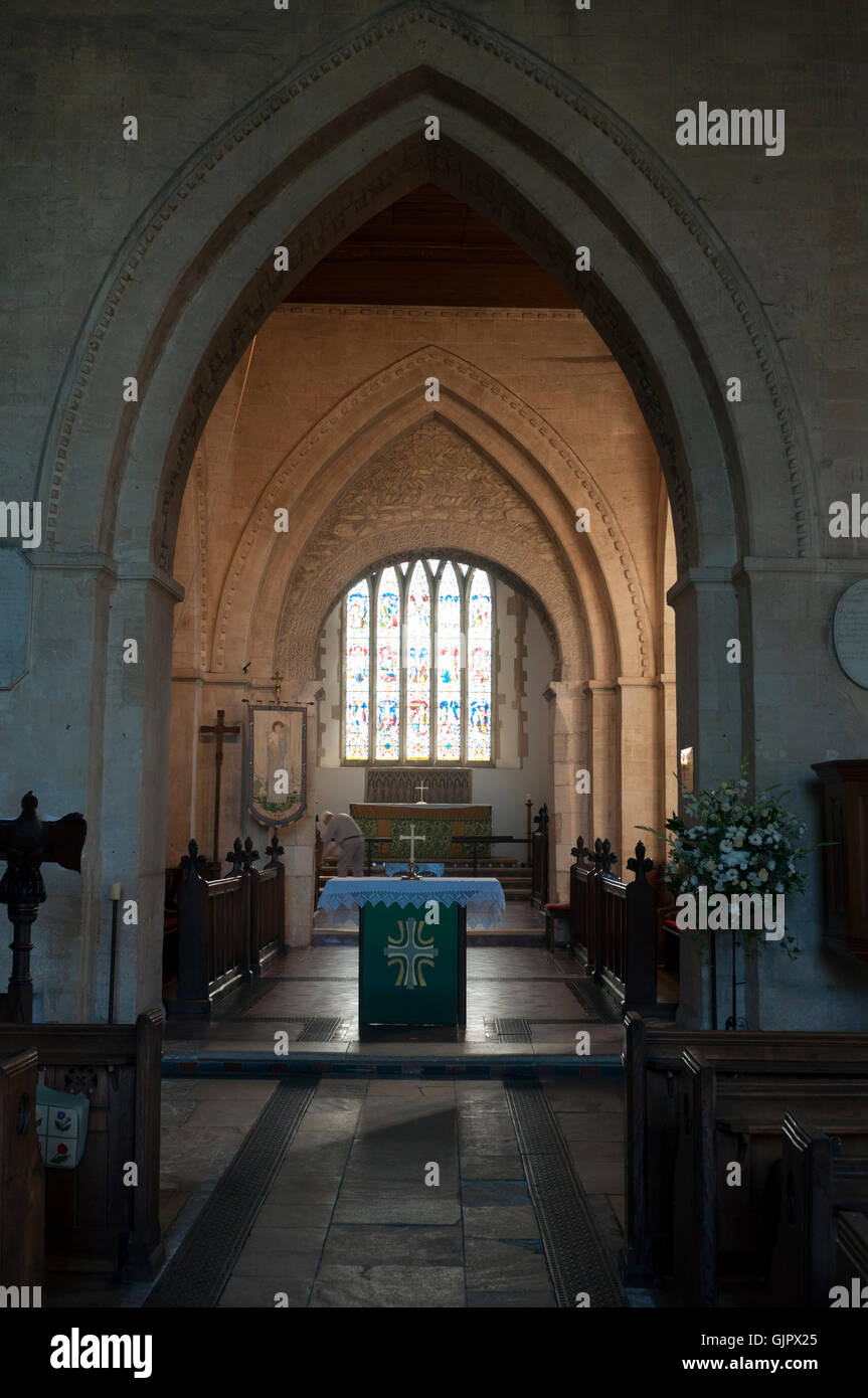St marys church bampton church hi-res stock photography and images - Alamy