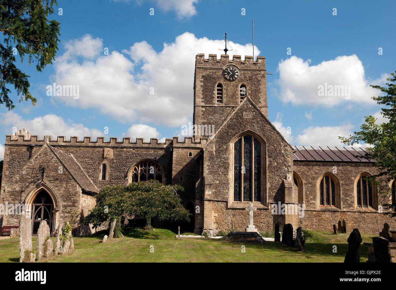 St Mary`s Church, Buckland, Oxfordshire, England, UK Stock Photo - Alamy