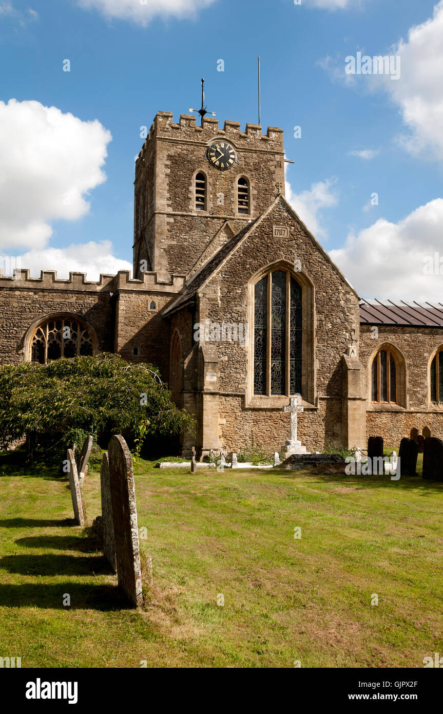 St Mary`s Church, Buckland, Oxfordshire, England, UK Stock Photo - Alamy