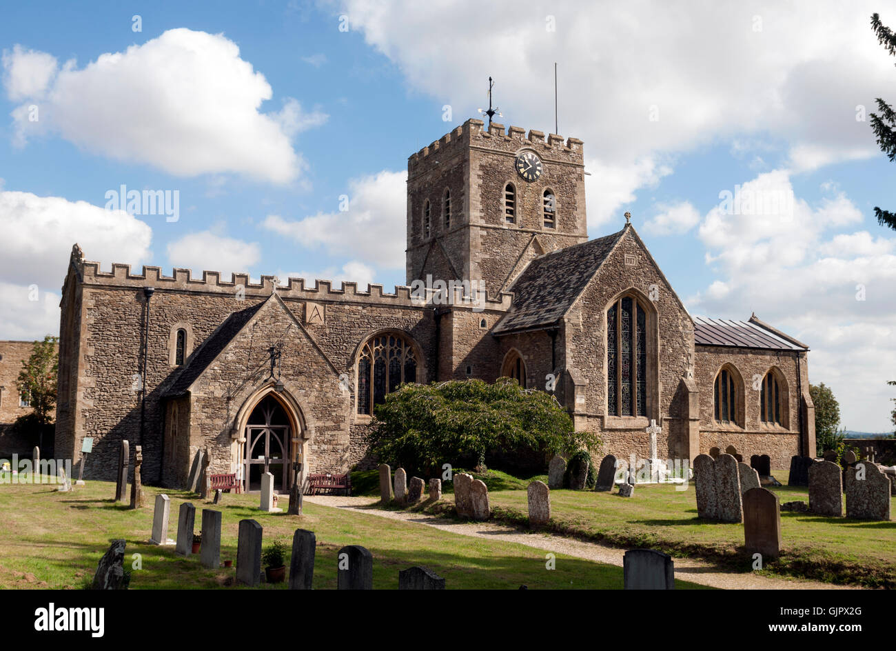 St Mary`s Church, Buckland, Oxfordshire, England, UK Stock Photo - Alamy