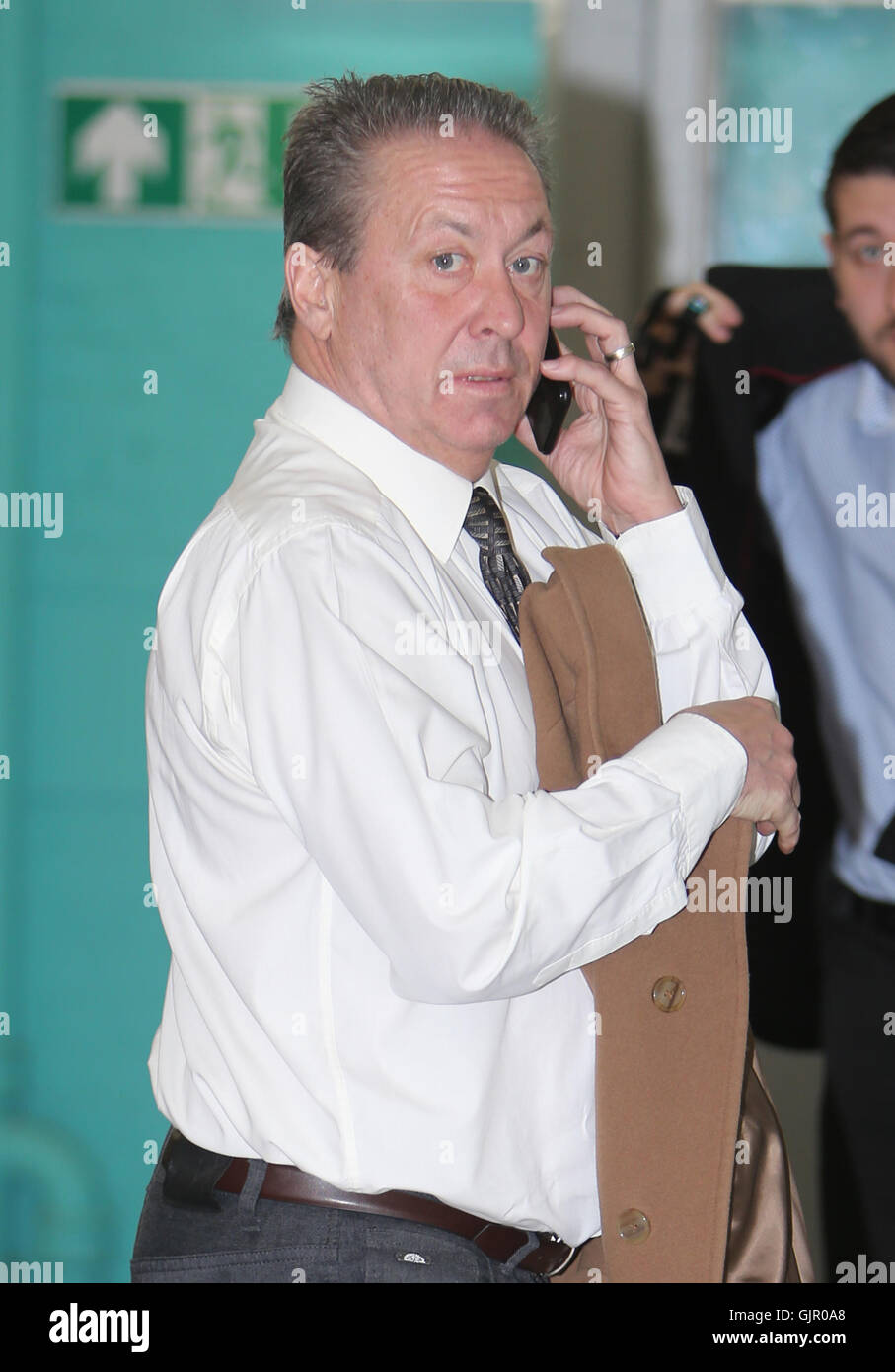 Kenny Samson outside ITV Studios Featuring: Kenny Samson Where: London ...