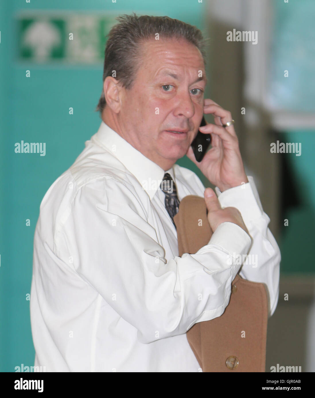 Kenny Samson outside ITV Studios Featuring: Kenny Samson Where: London ...