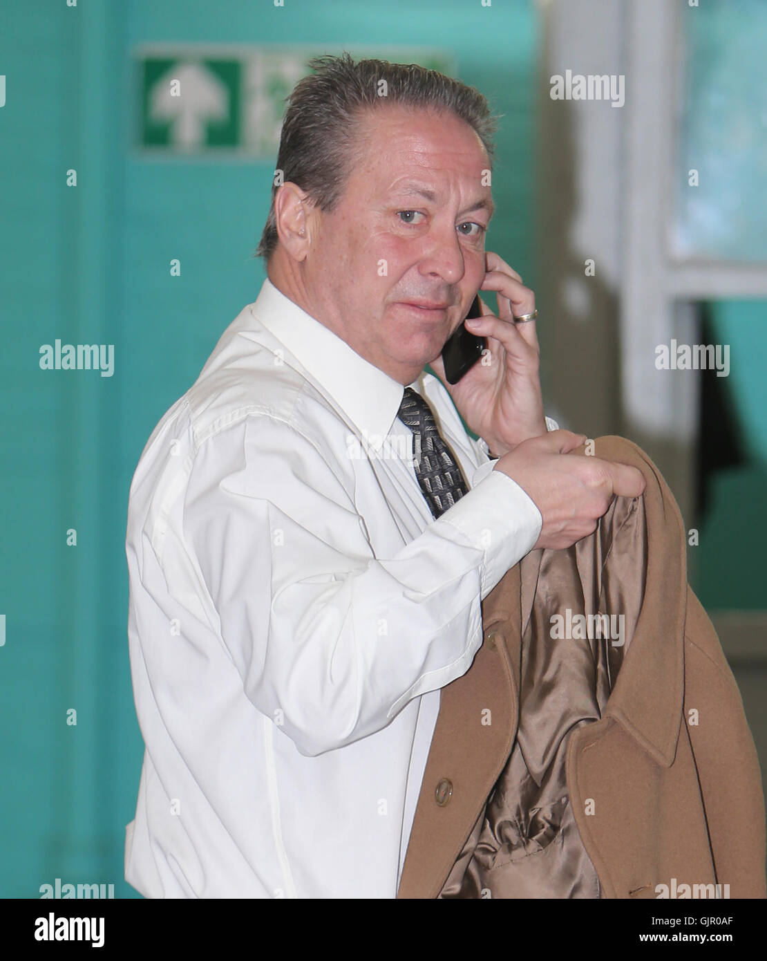 Kenny Samson outside ITV Studios Featuring: Kenny Samson Where: London ...