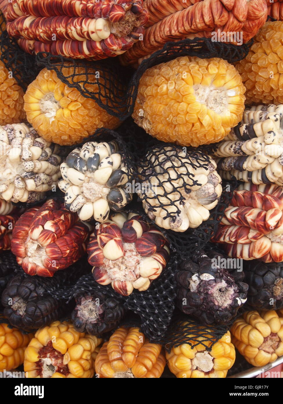 Colourful Corn in Cusco, Peru Stock Photo - Alamy