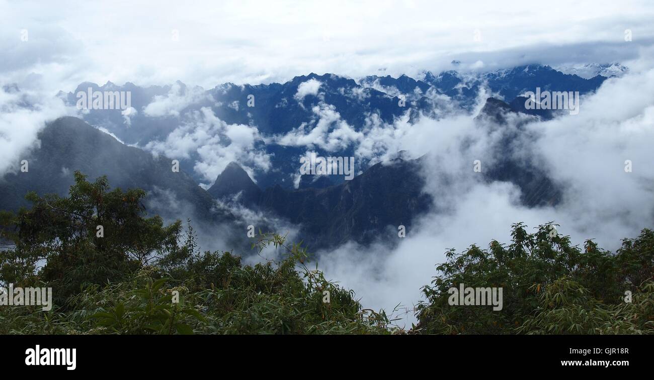 A side on view of Machu Picchu, Peru Stock Photo - Alamy