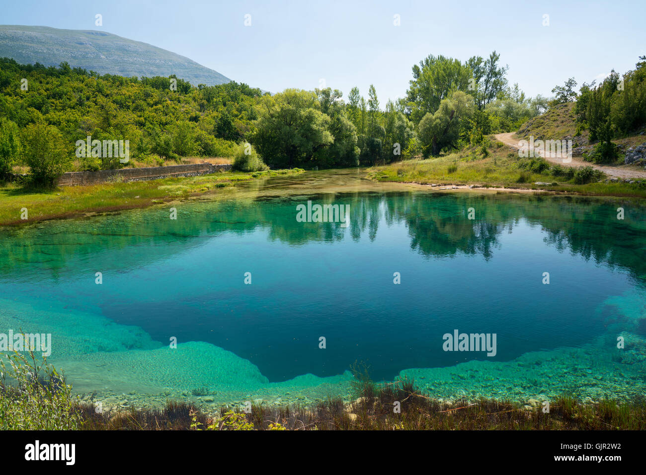 Cetina water source spring in Croatia Stock Photo - Alamy