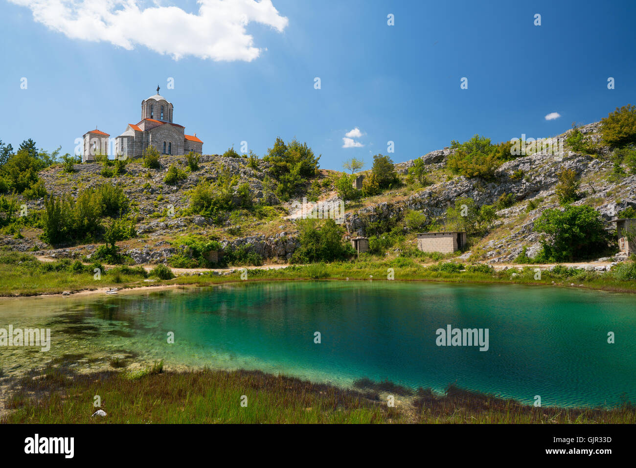 Cetina water source spring in Croatia Stock Photo - Alamy