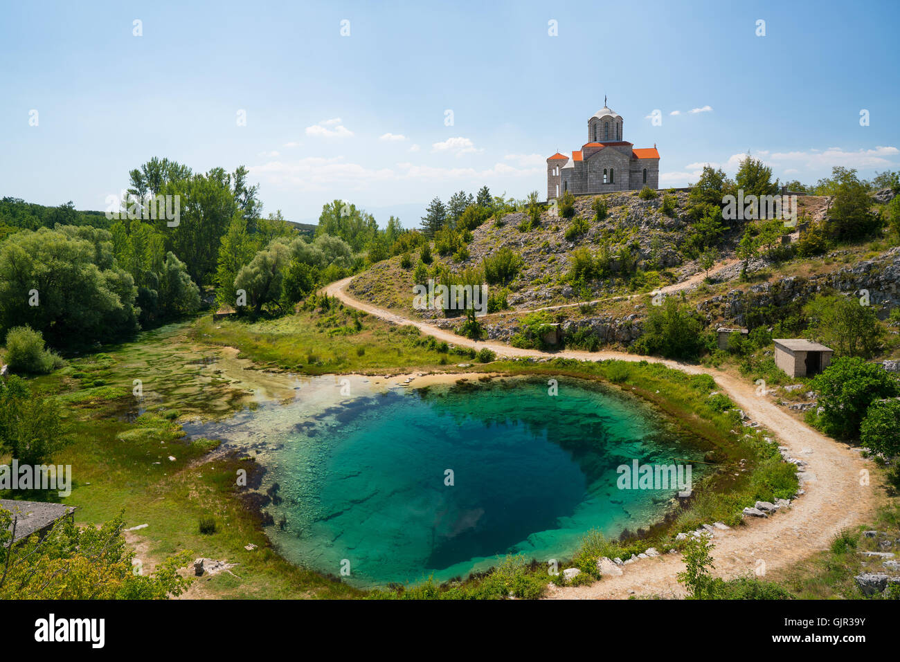 Cetina water source spring in Croatia Stock Photo - Alamy