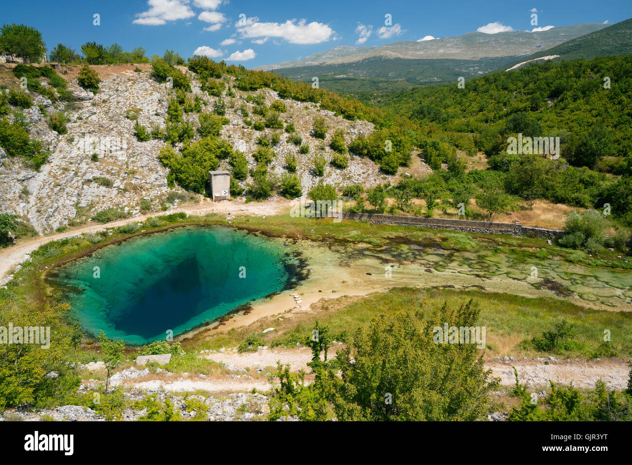 Cetina water source spring in Croatia Stock Photo - Alamy