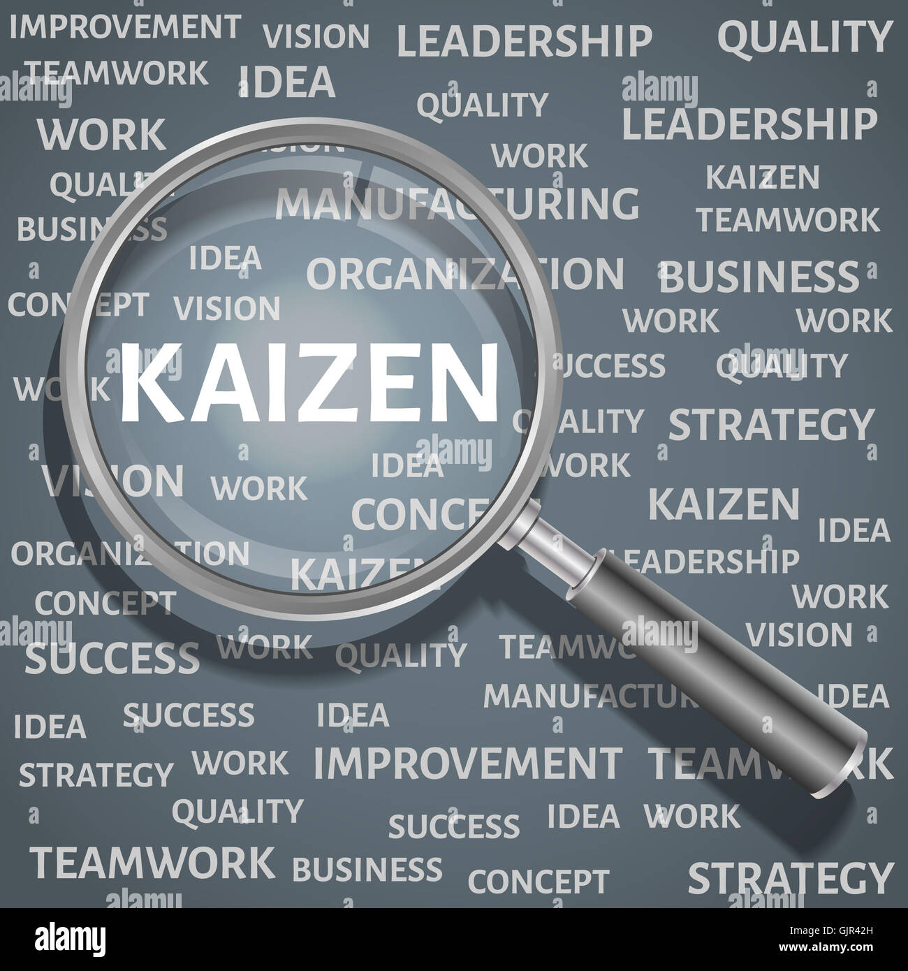 Teamwork magnifier hi-res stock photography and images - Alamy