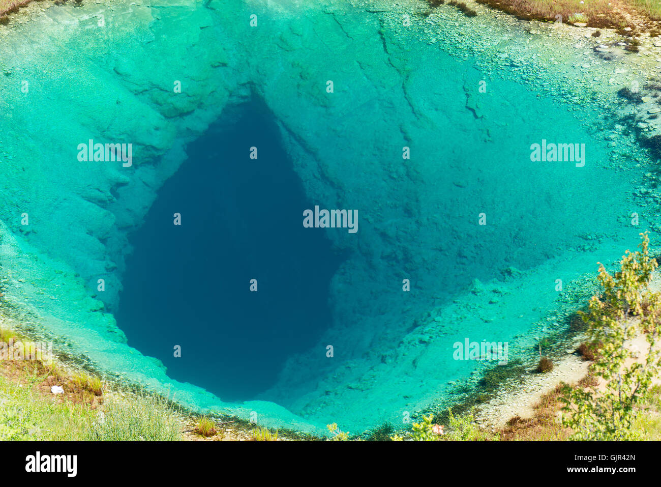Cetina water source spring in Croatia Stock Photo - Alamy