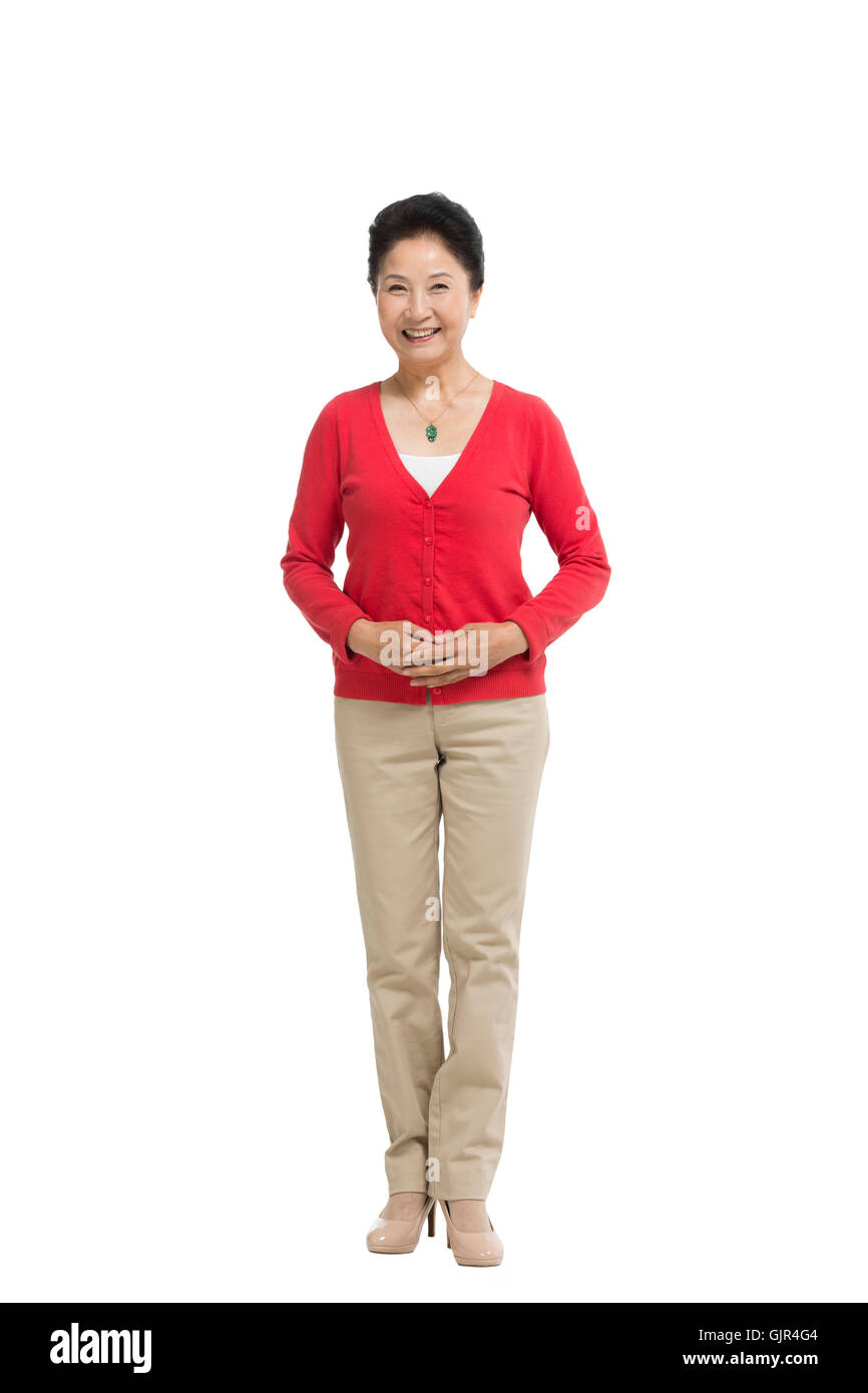 60 year old woman body Cut Out Stock Images & Pictures - Alamy