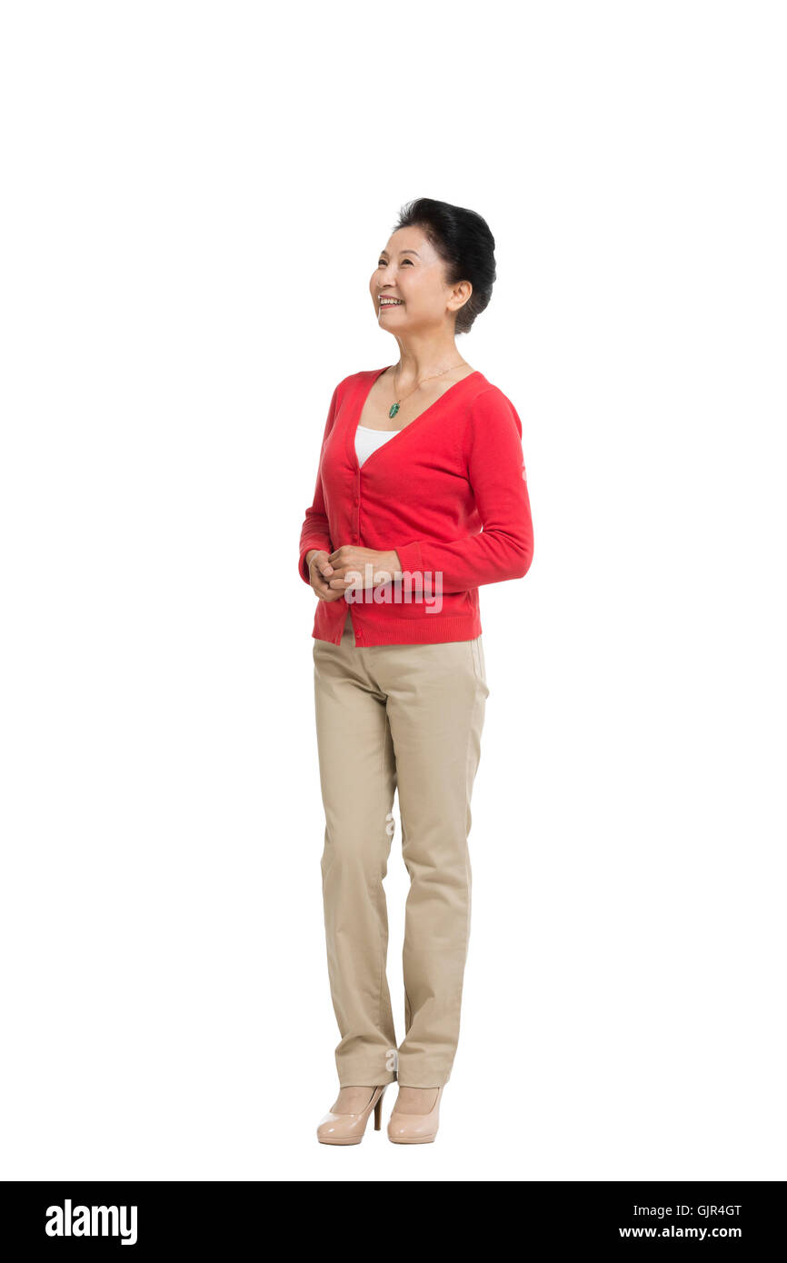 60 year old woman Cut Out Stock Images & Pictures - Alamy