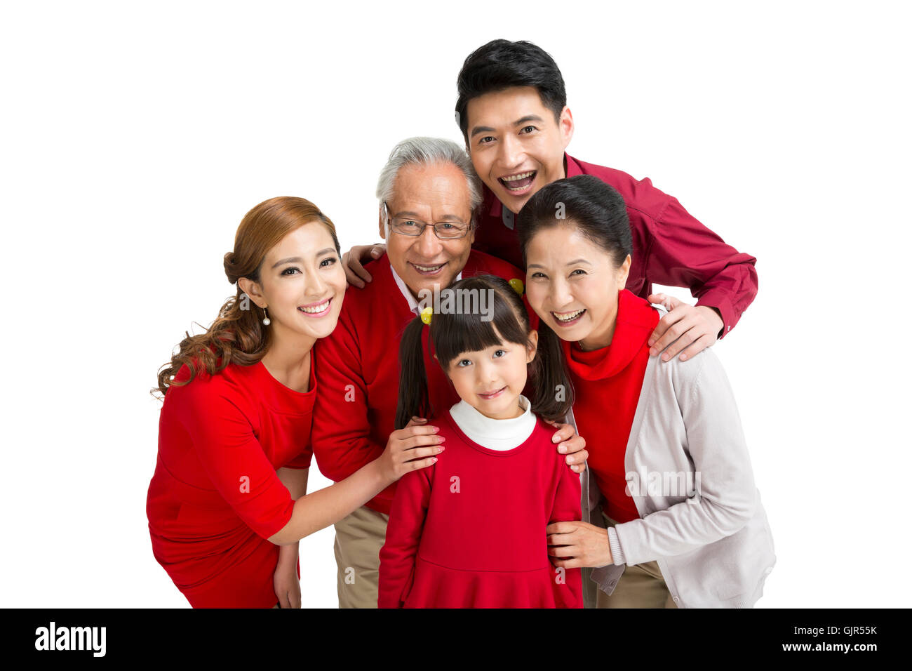 Studio shot family reunion Stock Photo - Alamy