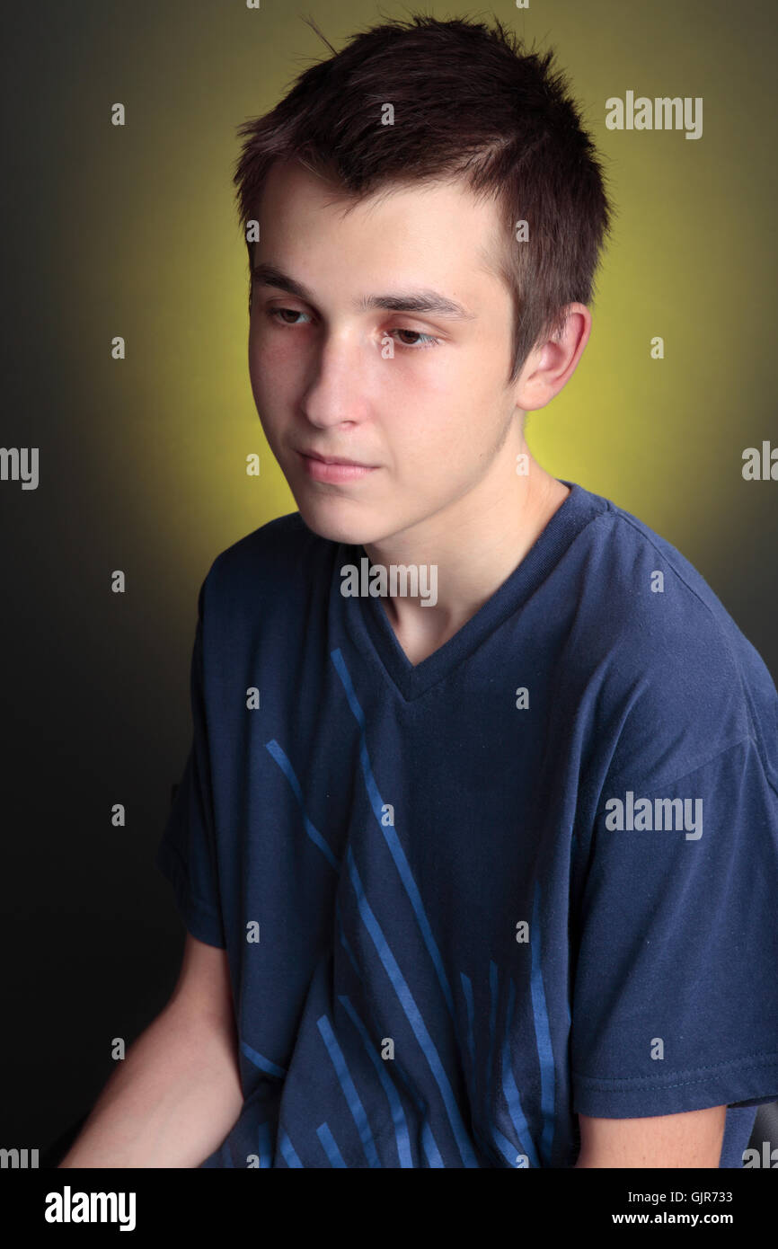 Depression lonliness unhappiness Stock Photo - Alamy