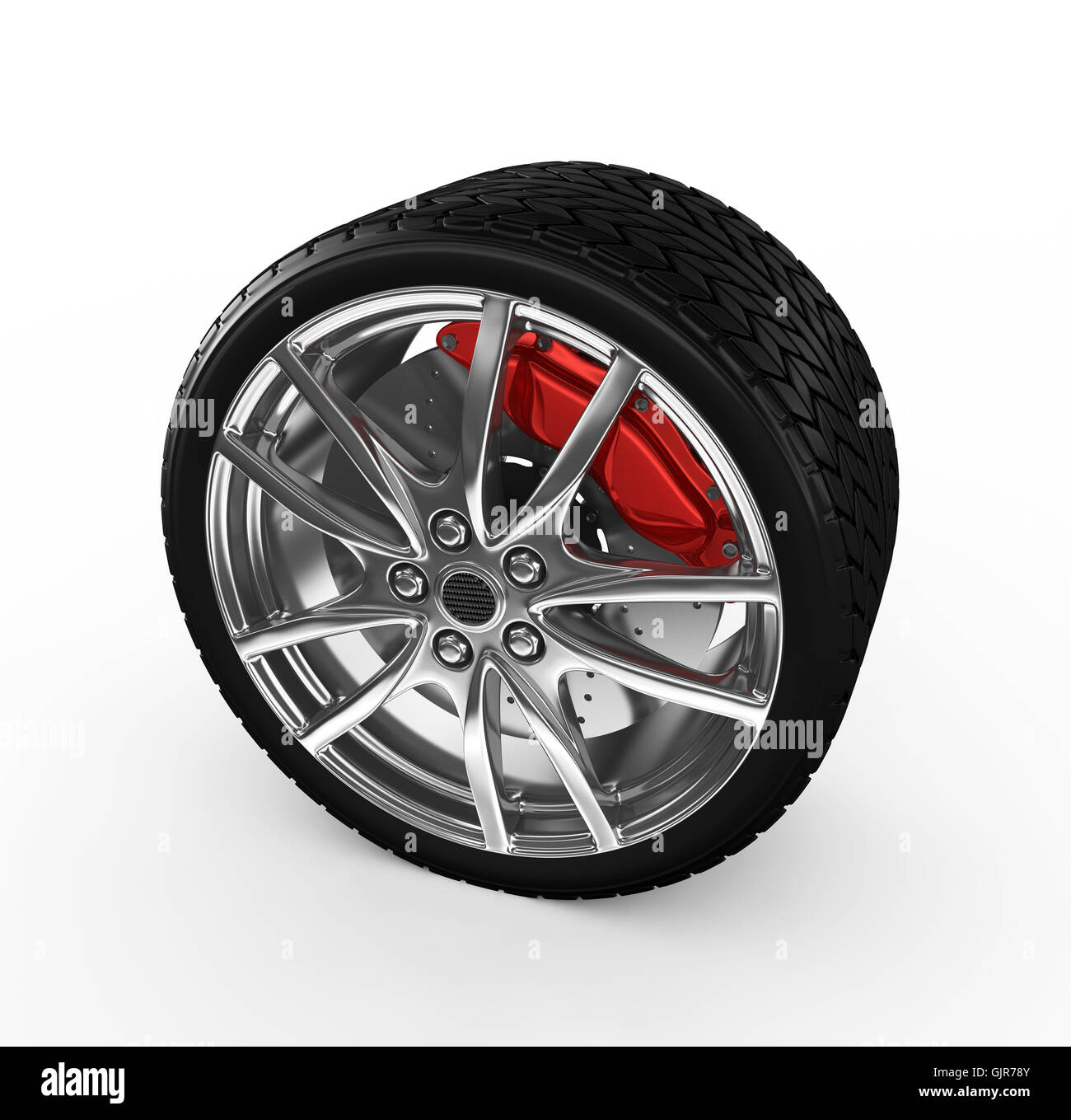 Wheels with alloy rims Stock Photo - Alamy
