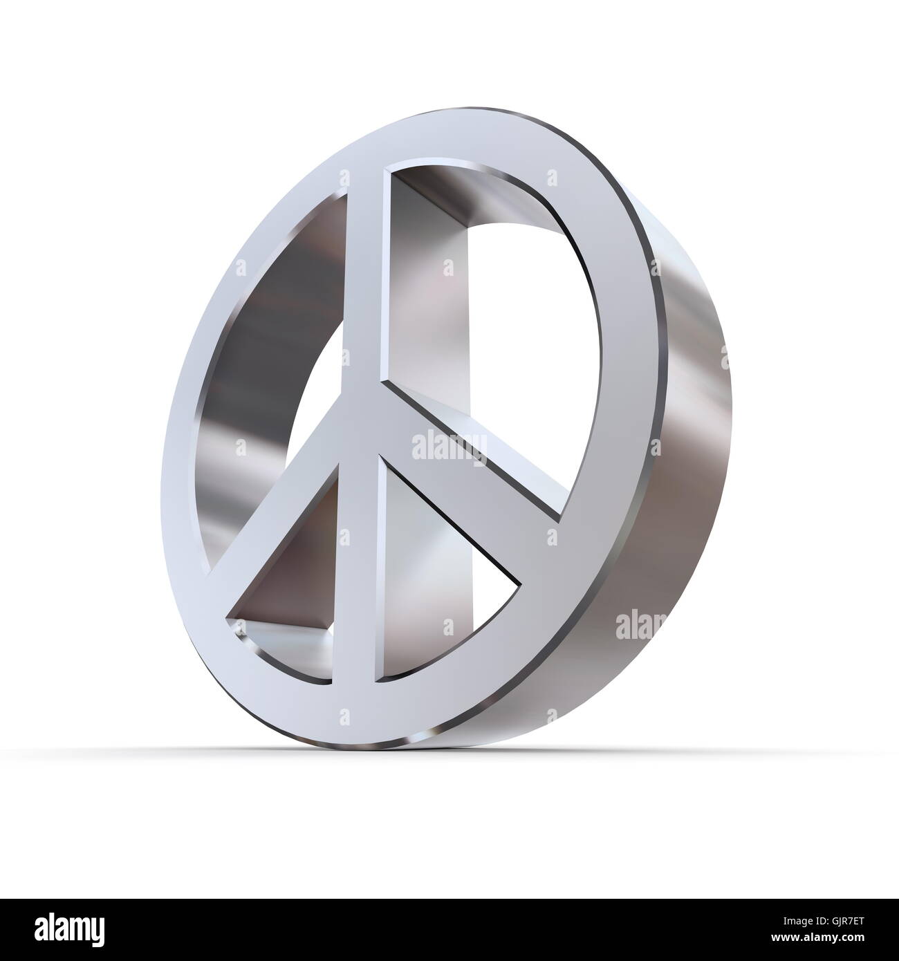 Shiny Peace Symbol Stock Photo - Alamy