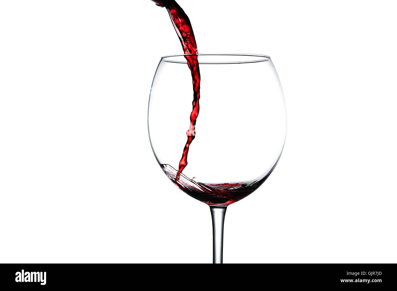 Glass carafe red wine Cut Out Stock Images & Pictures - Alamy
