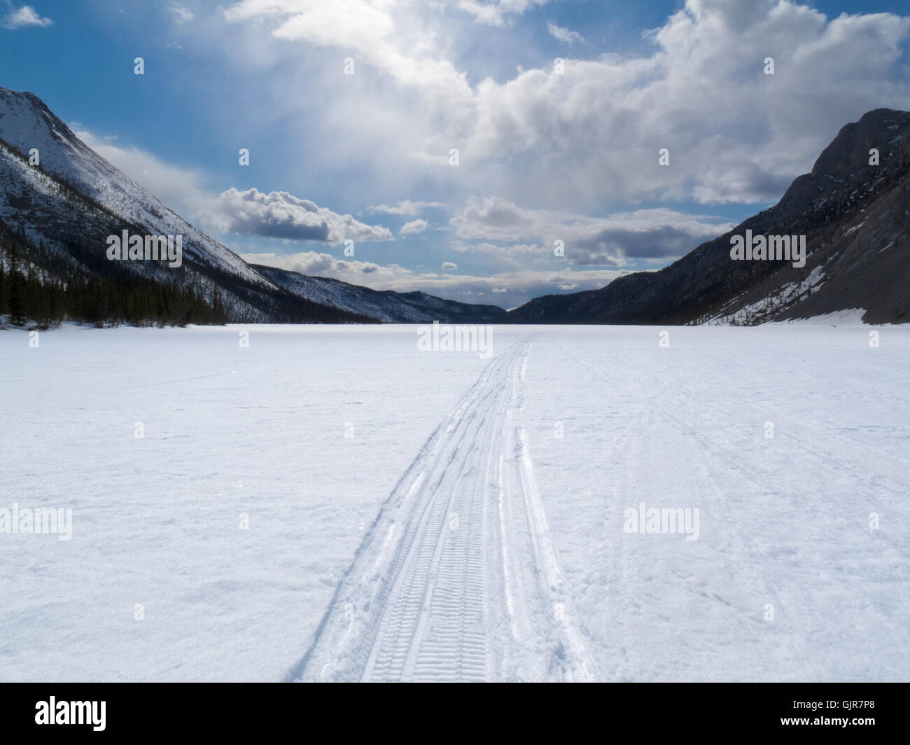 Yukon trail winter hi-res stock photography and images - Alamy