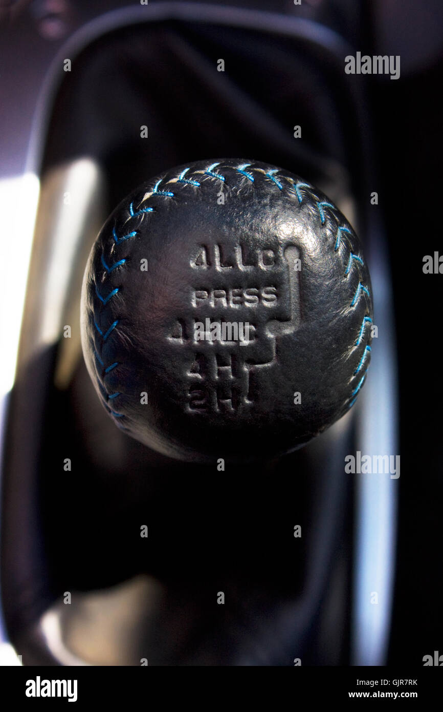 change lever to drive 4x4 Stock Photo - Alamy