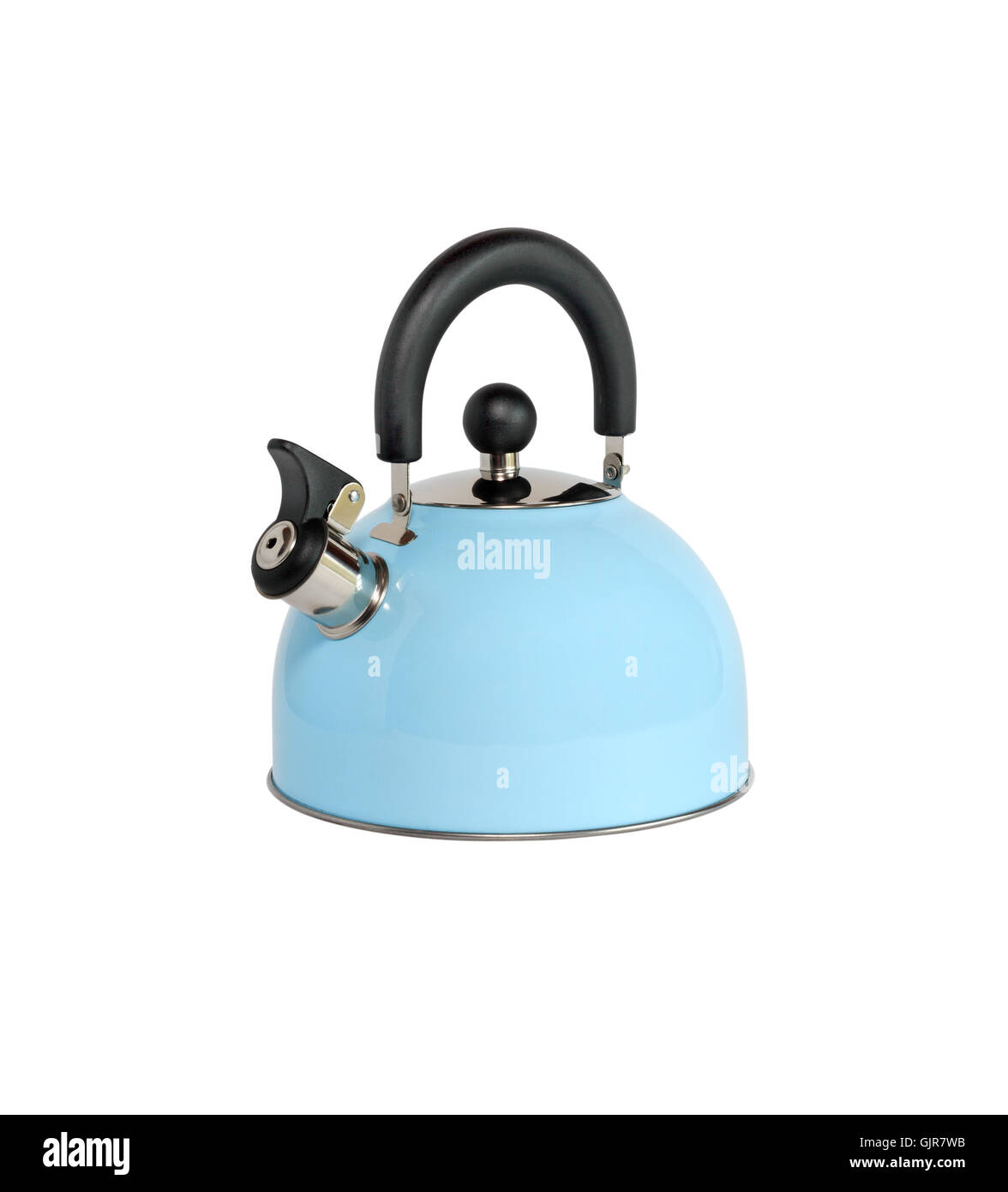New Blue Kettle Stock Photo - Alamy