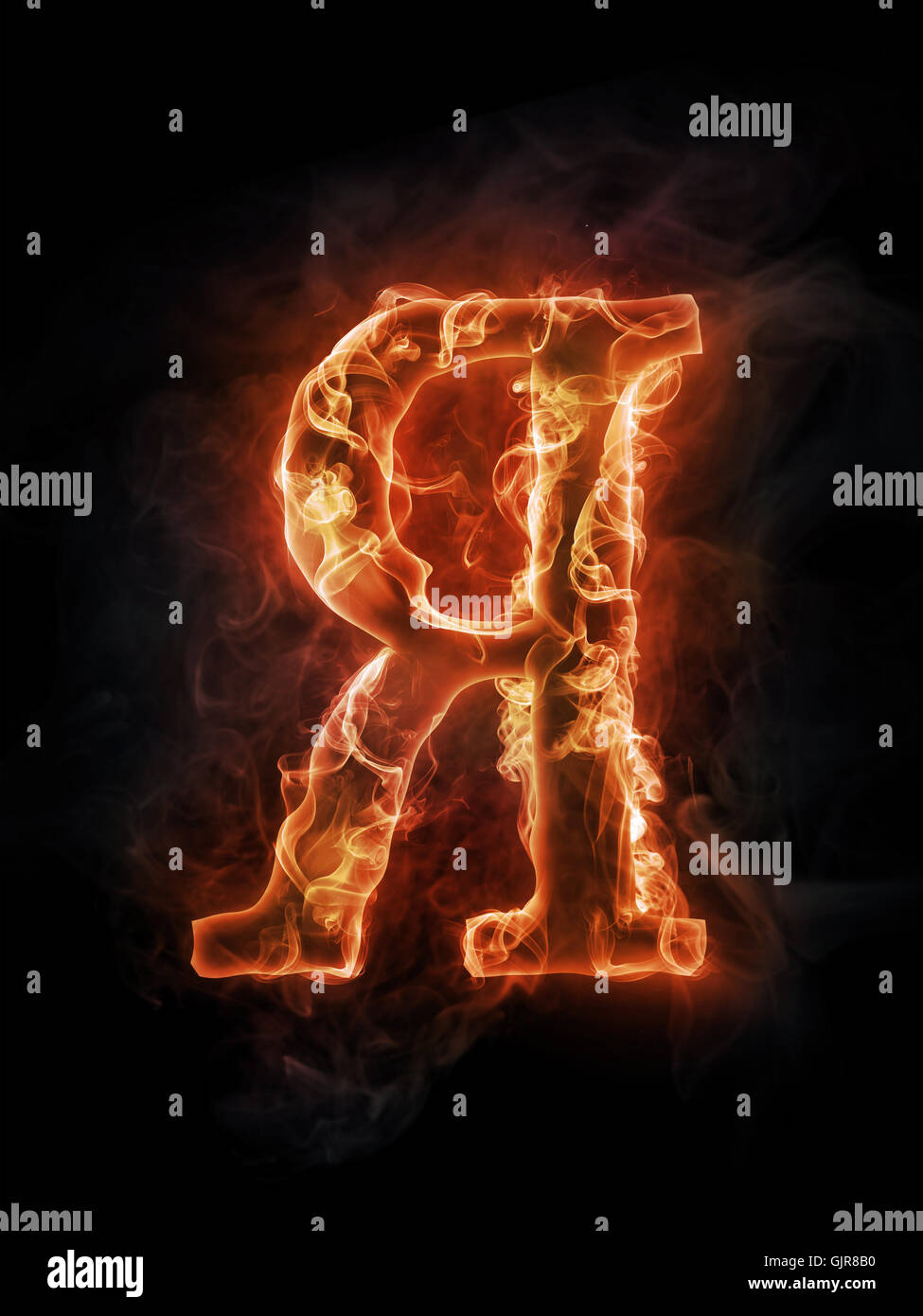 Fire letter hi-res stock photography and images - Alamy