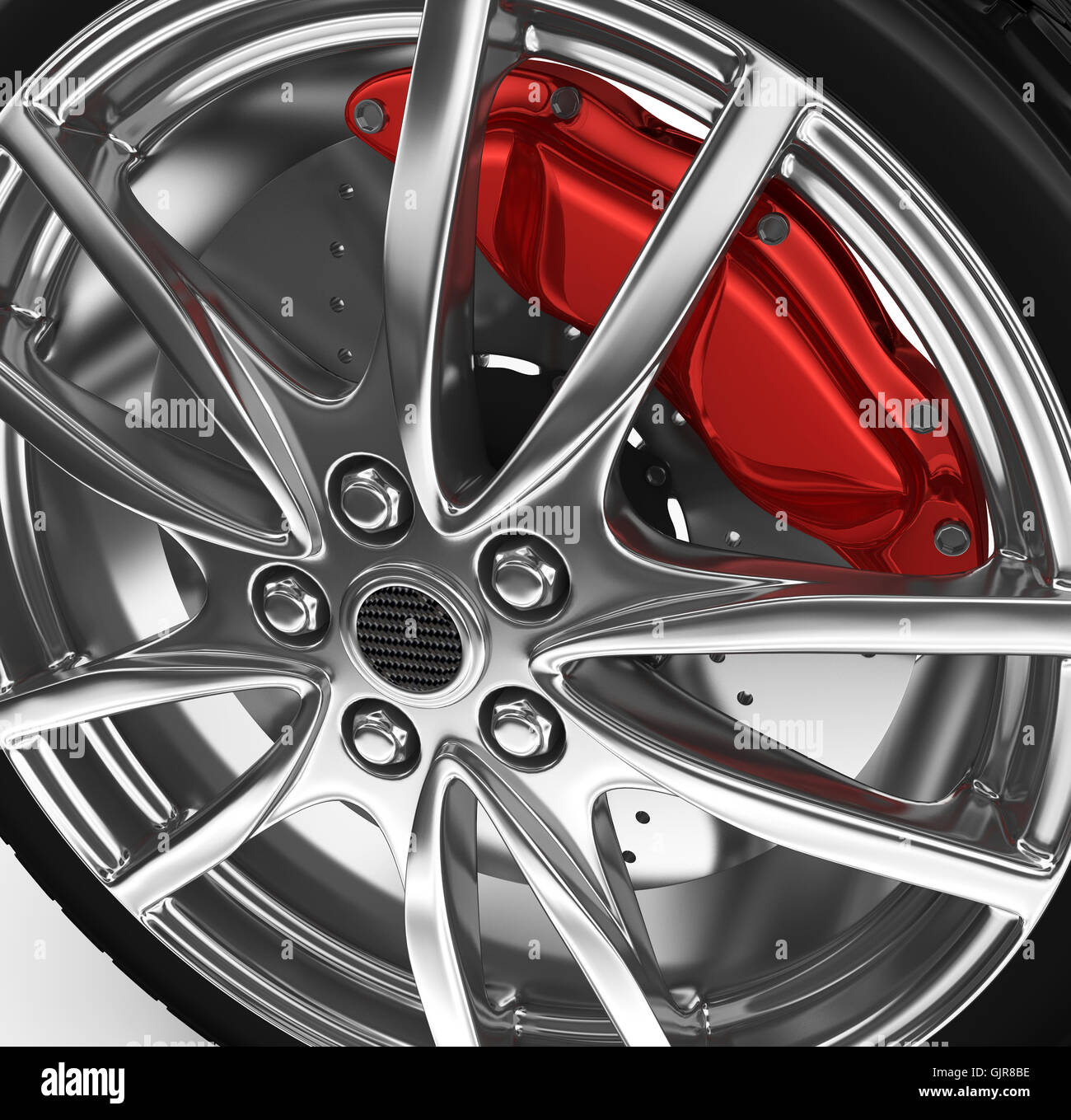 Wheels with alloy rims Stock Photo - Alamy