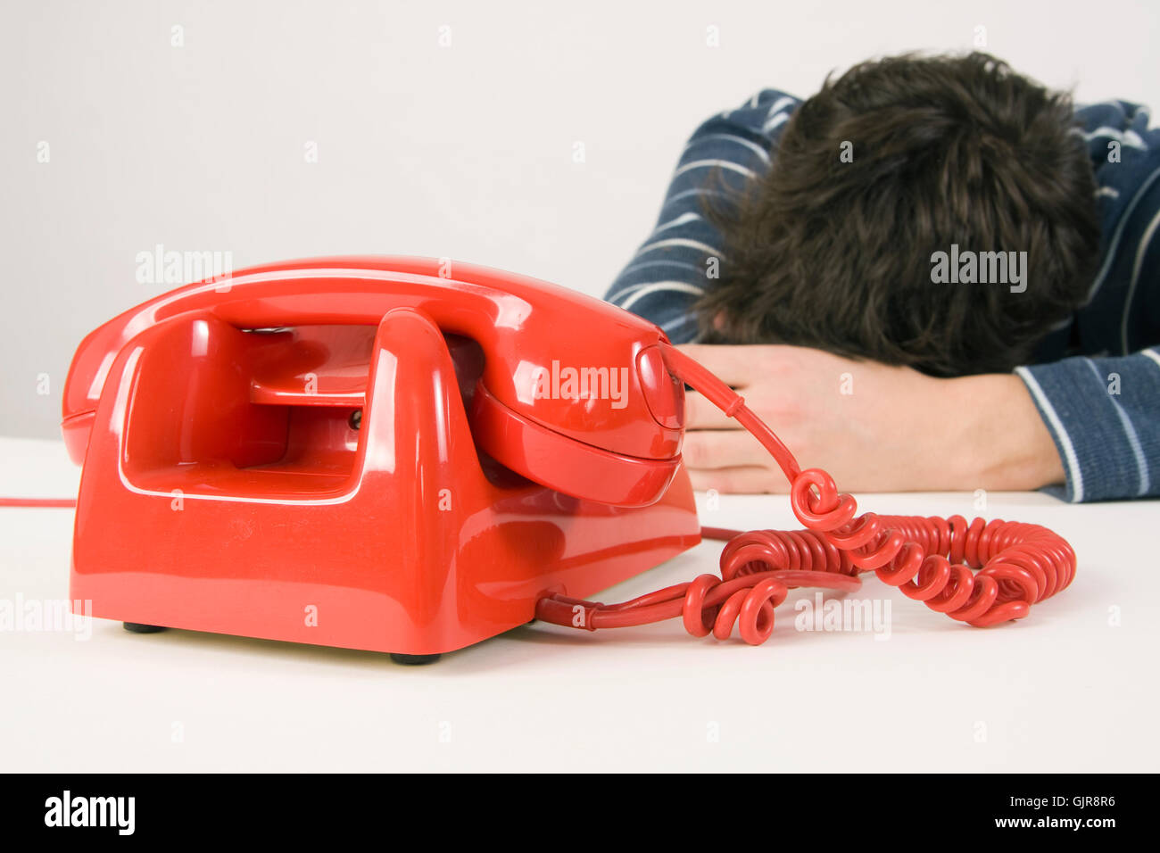 telephone phone wait Stock Photo - Alamy