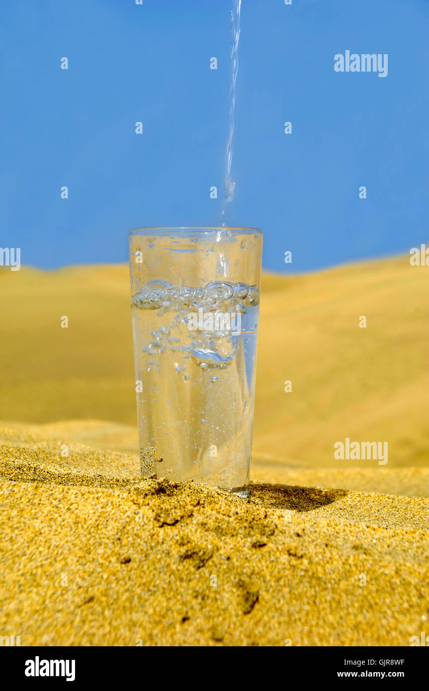 Fresh water and desert Stock Photo - Alamy