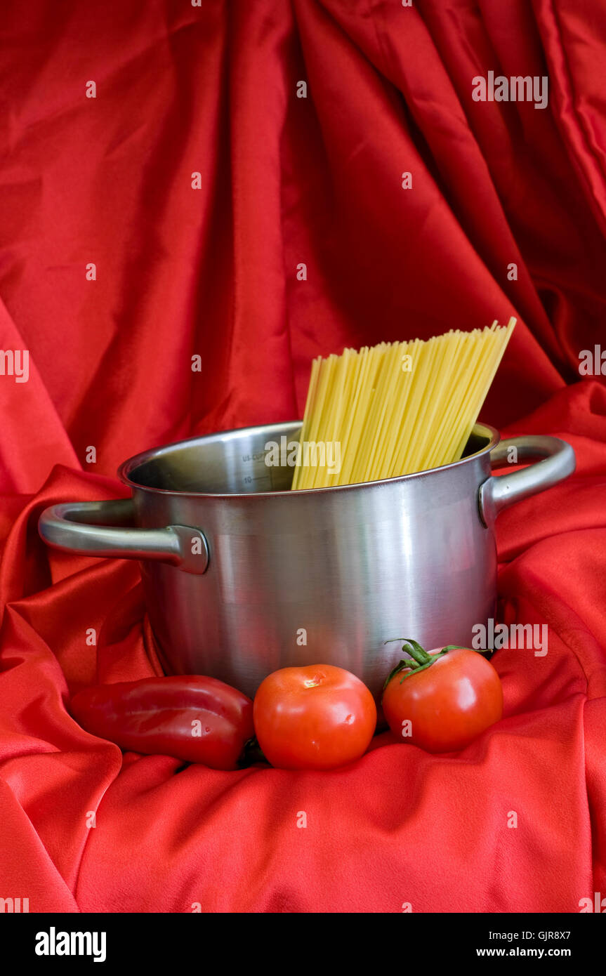 red and spaghetti Stock Photo - Alamy