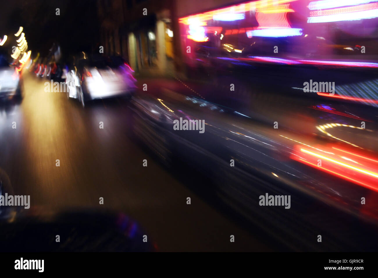 cars in motion Stock Photo - Alamy